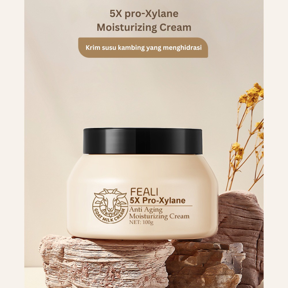 [BPOM] FEALI 5X Pro-Xylane Goat Milk Anti-Aging and Moisturizing Cream