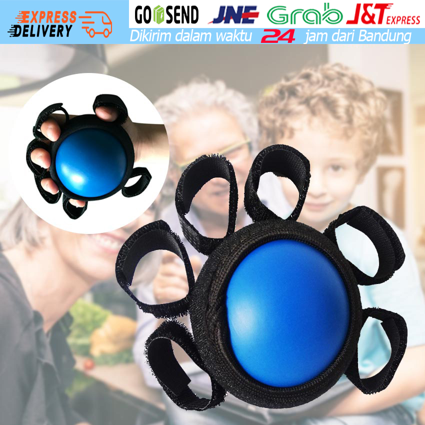Bola Terapi Tangan Stroke Melatih Motorik Otot Tangan - 5 Finger Grip Ball