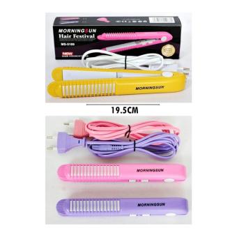 Harga Catok Rambut Mini Morningsun 2 in 1 Meluruskan dan ...