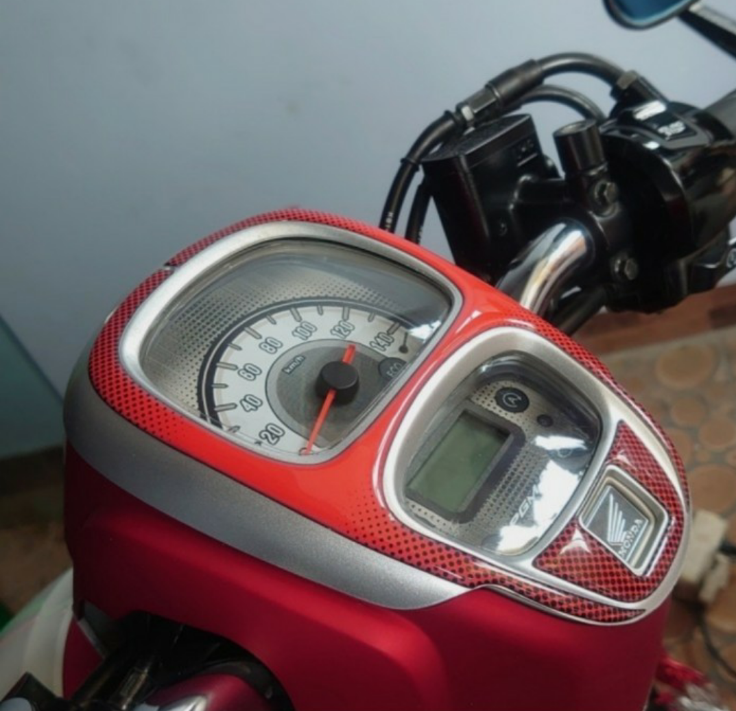 Promo Stiker Antigores speedometer honda Scoopy / Stiker resin timbul ...