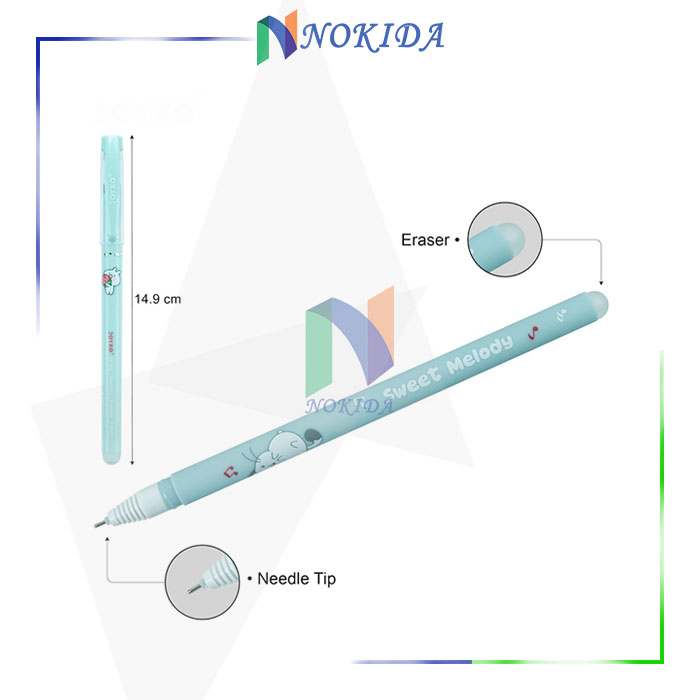 Jual Nokida Pulpen Shokyo 7 Erasable Gel Joyko [GP-334/12 Pcs] / Pena ...