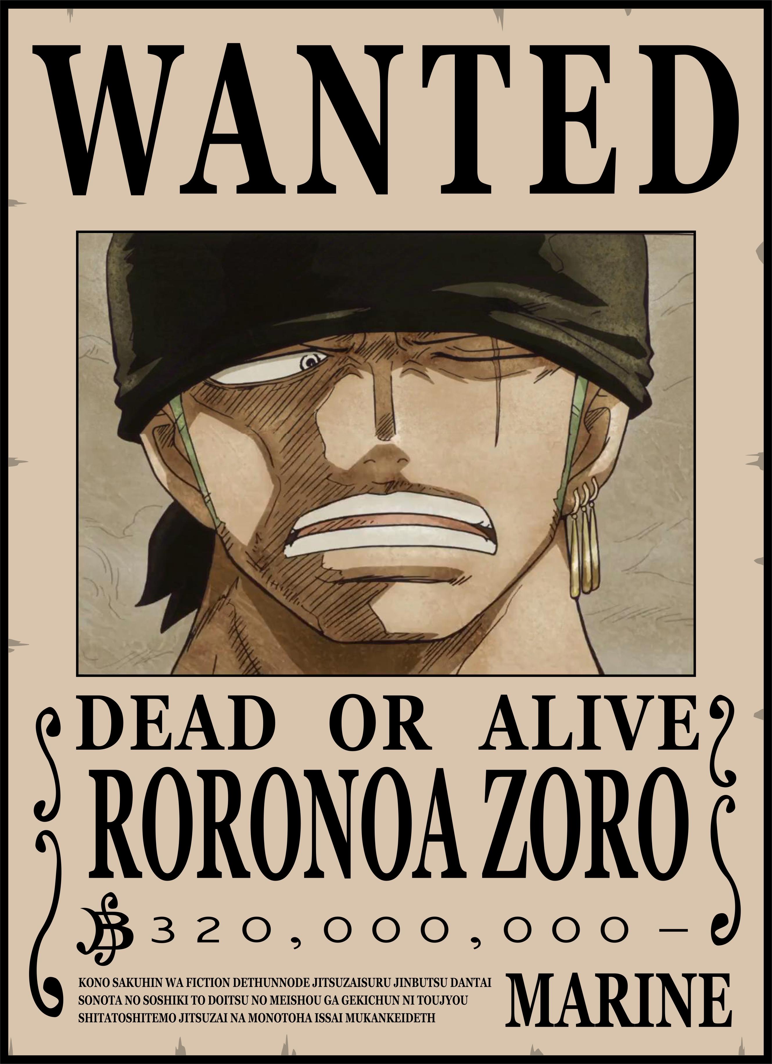 Gambar Wanted Poster One Piece IMAGESEE
