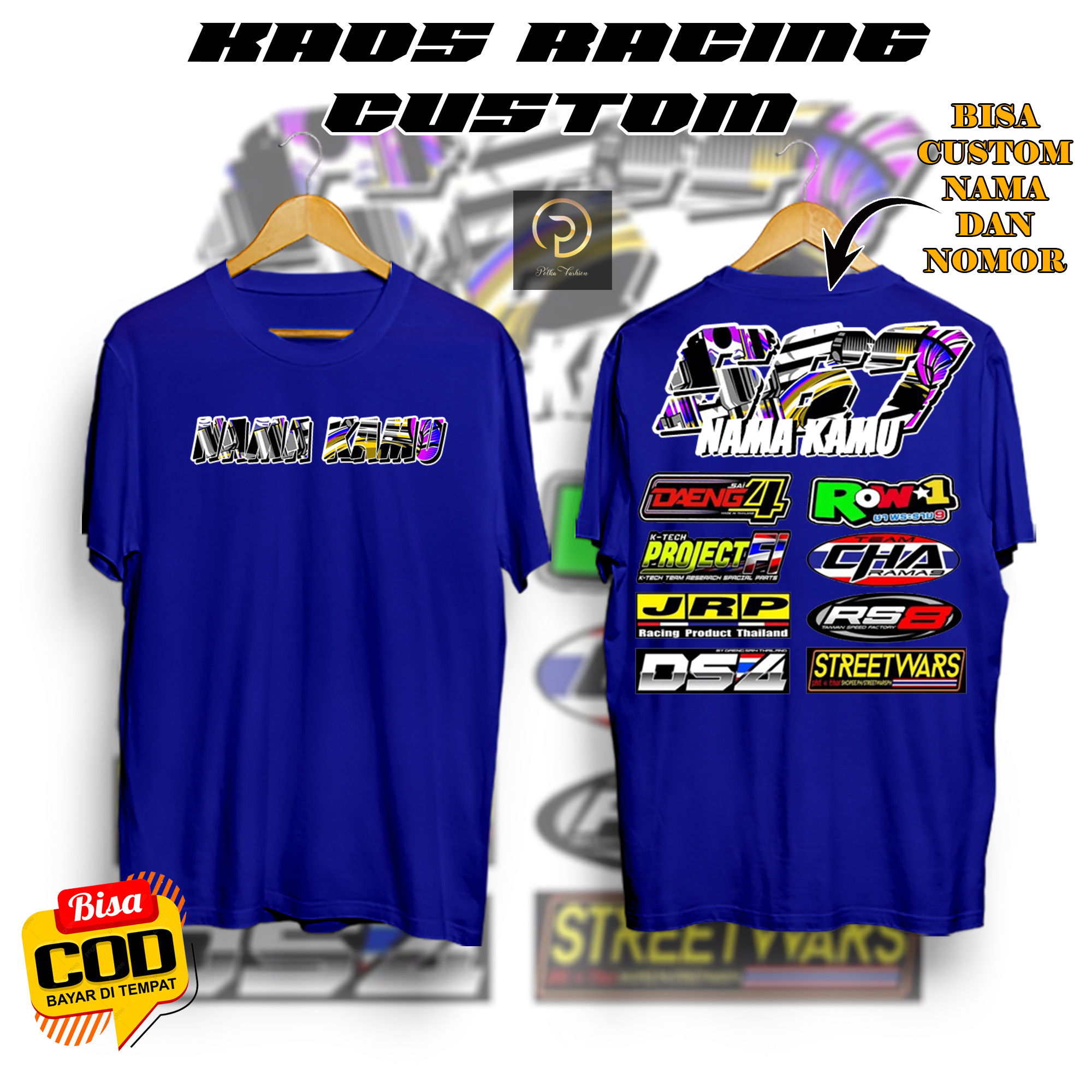 KAOS RACING CUSTOM BISA TAMBAH NAMA DAN NOMOR - KAOS CUSTOM RACING ...