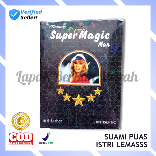 Tisu Super magic Man Pria Kuat Tahan Lama Ori Aman / Tissue Megic ...