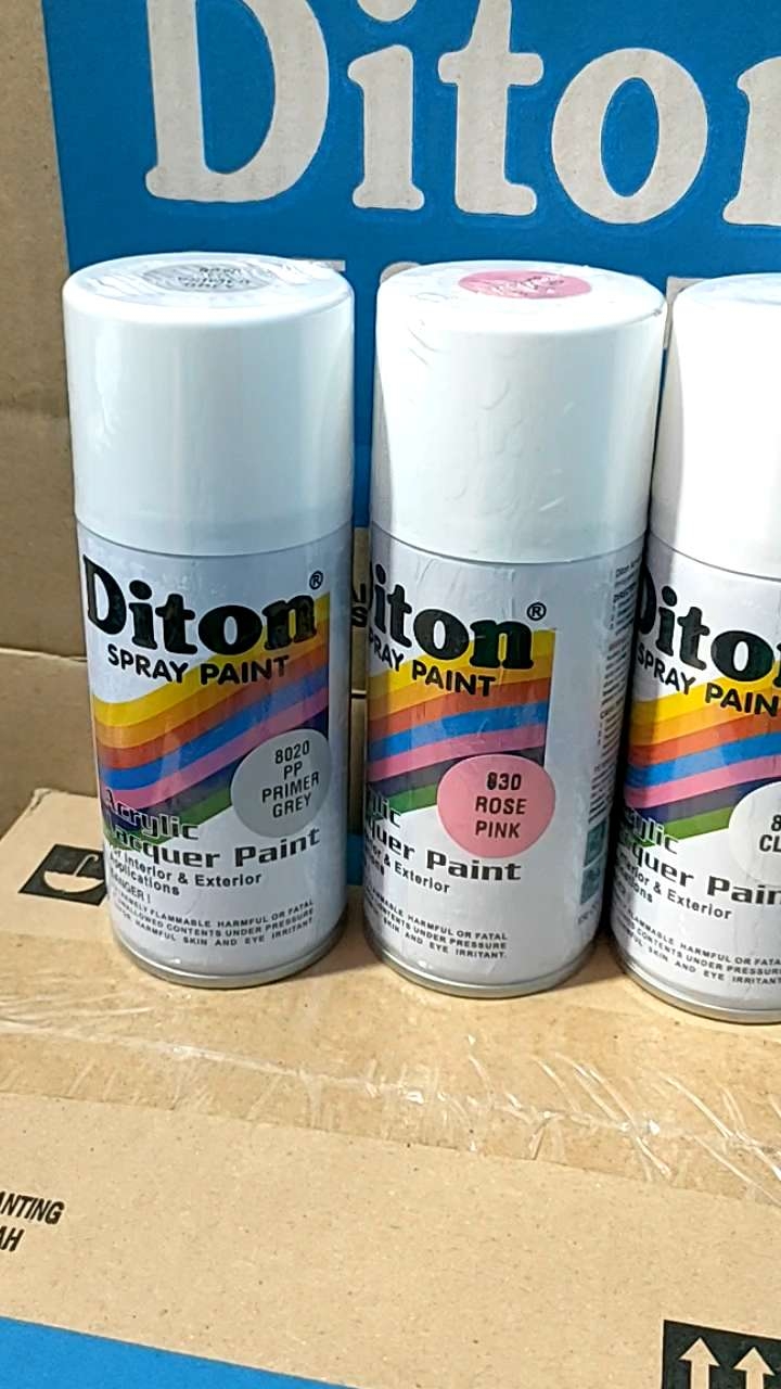 Pilok Cat Diton Rose Pink & Epoxy 8020 Clear 8540 - Paketan Pink Muda 3 ...